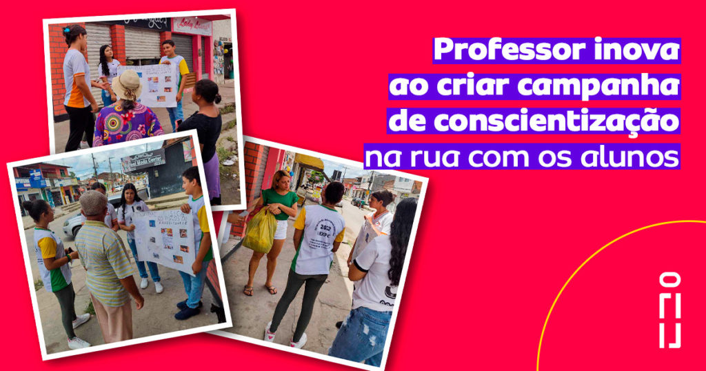 Professor De Educação Física E Alunos Fazem Campanha De Conscientização